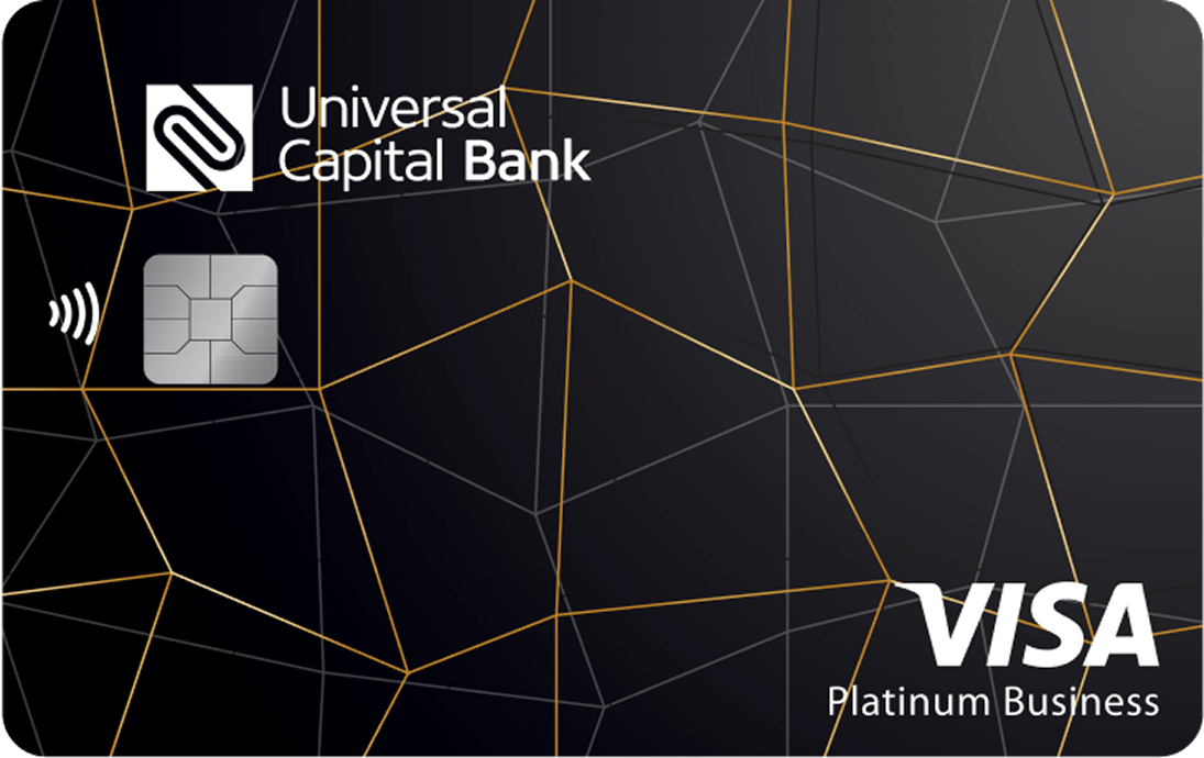 VISA Platinum Business – Metalna Kartica | Universal Capital Bank